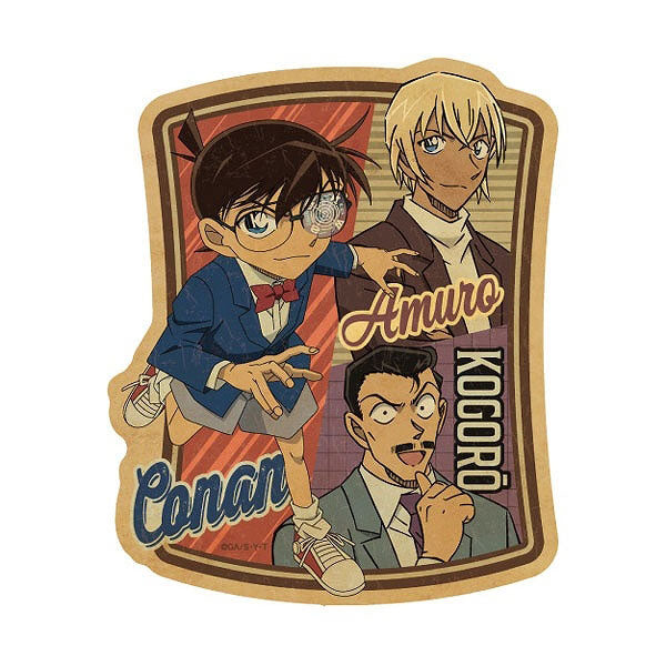 Detective Conan Travel Sticker - Conan, Amuro & Kogoro | Kameco.de